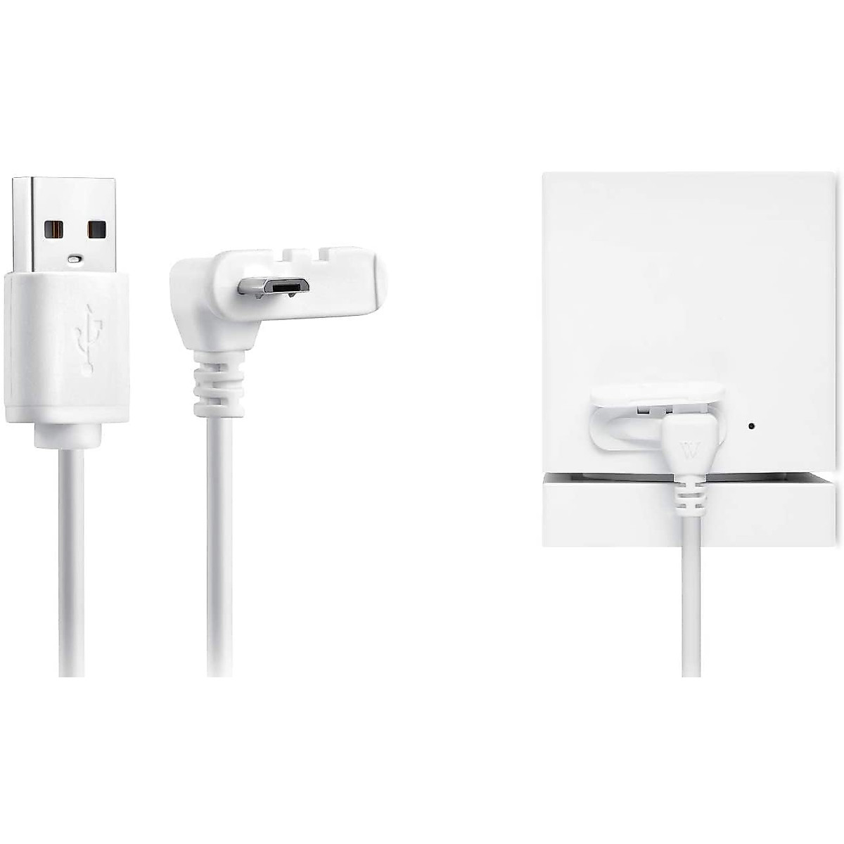 Wasserstein Solar Panel Compatible with Wyze Cam Outdoor - Power Your Surveillance Camera continuously with 2W 5V Charging (3-Pack, White) (Wyze Cam Outdoor NOT Included)