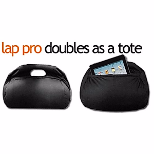 LAP PRO - Stand/Tray, Universal Beanbag Lap Stand/ for iPad, Pro, Air, & all Tablets, E-Readers, Books & Magazines - Bed, Couch, Travel - Adjustable Angle; 0 - 89 deg. 1st RUN SOLD OUT IN 2 WEEKS!..
