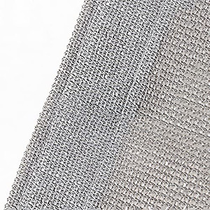 ALBN Balcony Privacy Screen Fence Windscreen Anti-UV with Metal Holes for Outdoor, Backyard, Patio, Balcony Covering, Height 80/90/100/110cm (Color : Gray, Size : 80x600cm)