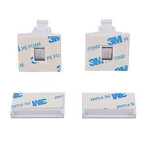 Child & Baby Magnetic Safety Proof Hidden Cabinet Drawer Locks Easy to Install-No Tools Or Screws Needed(4locks+1key)