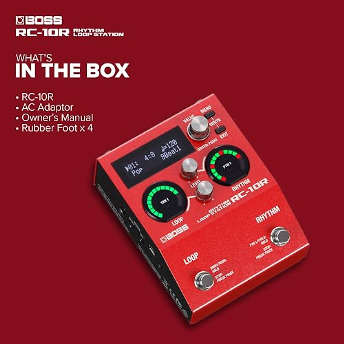 Boss RC-10R Rhythm Loop Station Pedal