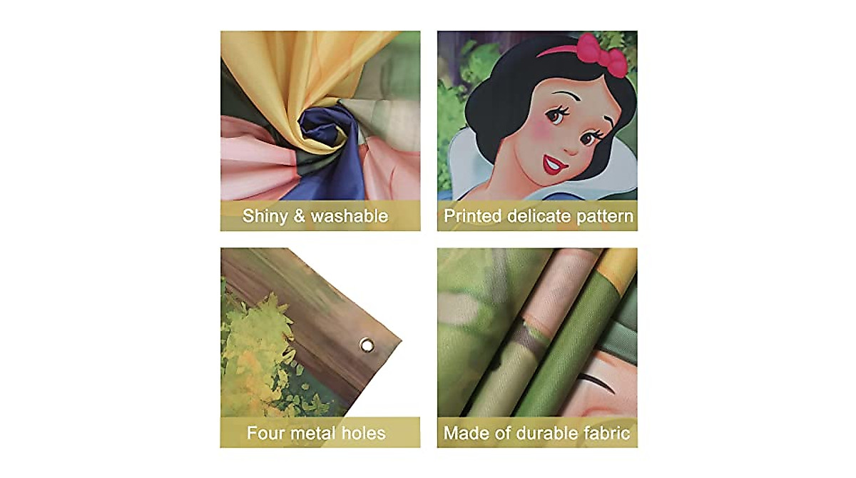 Snow White Backdrop for Princess Parties - 7x5 ft Fairy Tale Decor