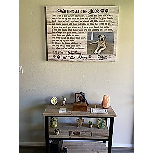 Custom Canvas Bereavement Gift | Dog Memorial Gift | Remembrance Gift | Sympathy Gift | Personalized Gift | Dog Gift | Memorial Gift | Pet Loss Gifts Custom Size