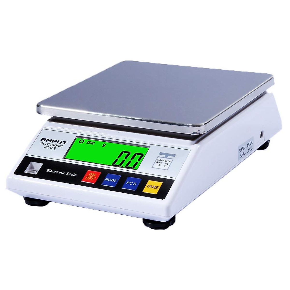 RESHY High Precision 10kg x 0.1g Lab Scale Digital Kitchen Scale Large Food Gram Scale Industrial Counting Scale Jewery Scientific Scale,for Laboratory,Cooking, Baking, Weight Loss,CE Certified