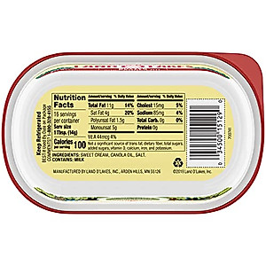 Land O Lakes® Butter with Canola Oil, Spreadable, 8 oz tub
