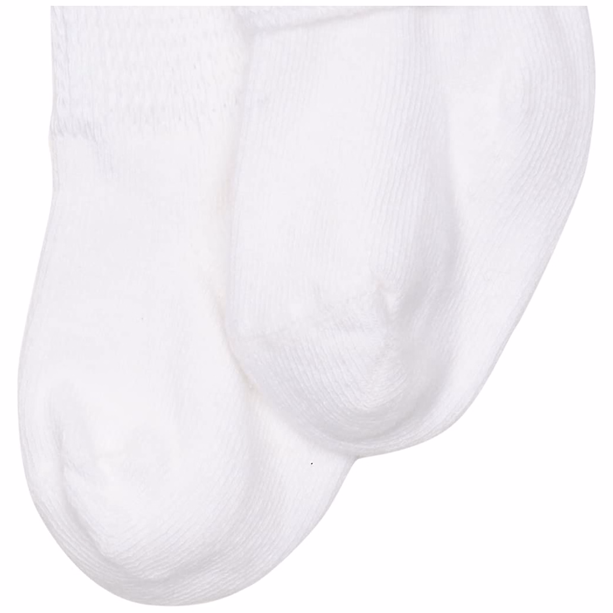 Jefferies Socks Baby Newborn Bubble Stitch Rock-a-bye Bootie 6 Pair Pack Socks, White, Newborn