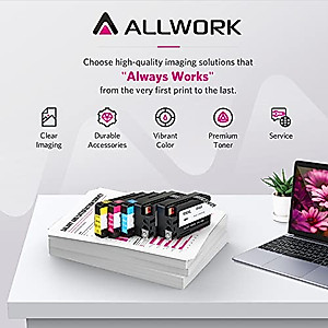 ALLWORK New Chip 950XL 951XL Compatible Ink Cartridges Replacement for HP 950XL 951XL High Yield Ink Works with HP Officejet Pro 8100 8600 Plus 8610 8615 8620 8625 8630 8640 8660 251dw 276dw 5(2KCMY)