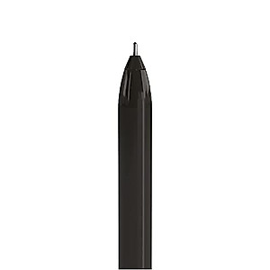 STAPLES Tru Red Ballpoint Pen Fine Point 0.7Mm Black Dozen