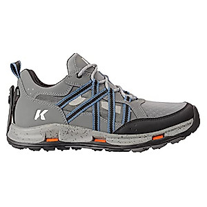Korkers Men's All Axis Shoe - All Terrain Warm Weather Performance Water Shoe - Included Interchangeable TrailTrac Sole/Size 12