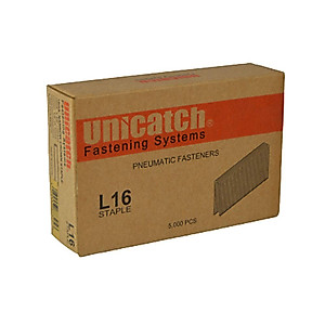 Senco L Series 18 Gauge Narrow 1/4 Inch Crown Staples - 5/8 Inch Legth (5,000/Box) Similar to Senco L10