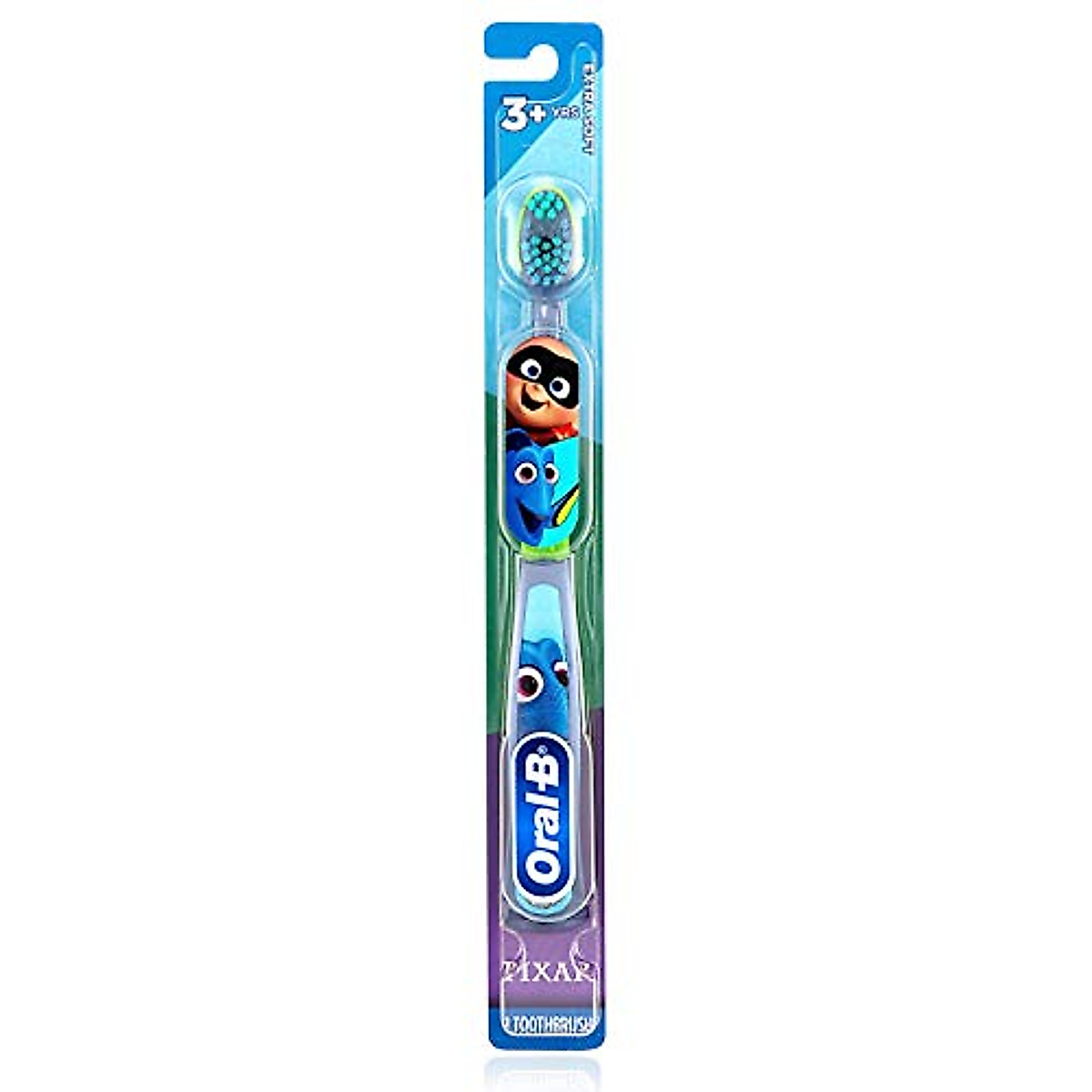 Oral-B Battery Powered Kids Manual Toothbrush, Finding Dory Characters, for Children and Toddlers 3+, Extra Soft Bristles - Pack of 6 (Characters and Colors Vary)