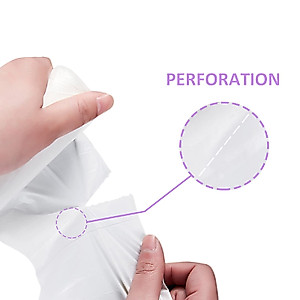 Trash Bags 13 Gallon Tall Kitchen Garbage Bags, Inwaysin Recycle Bags, Biodegradable White Trash Bags, 75ct