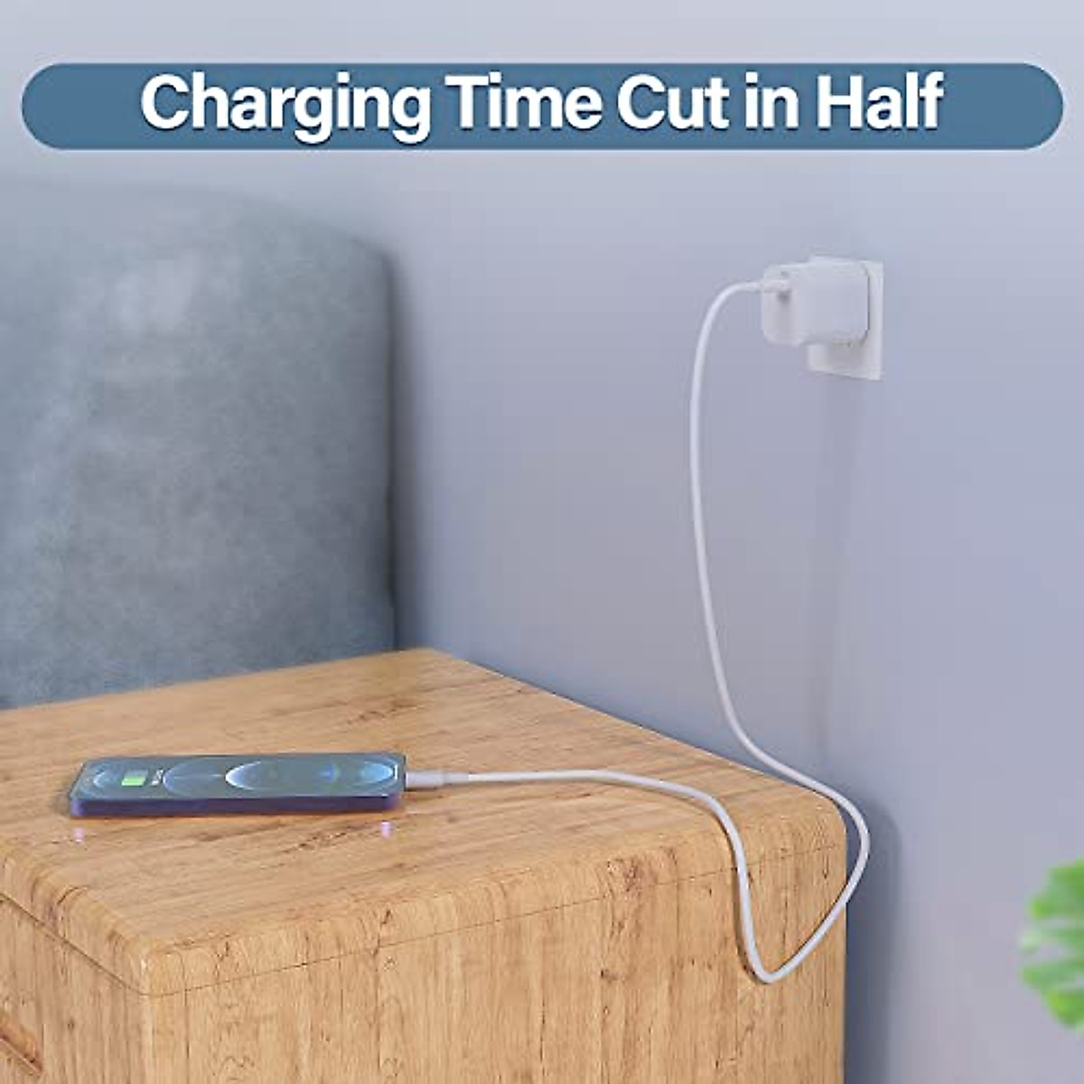 iPhone 13 14 Charger,【Apple MFi Certified】20W PD USB C Fast Charger Block 2PACK with 6FT Type C to Lightning Cable for iPhone 14 Pro Max/14 Pro/13 Pro Max/12 ProMax/11/Xs/X/iPad Pro/Air2 Wall Charging