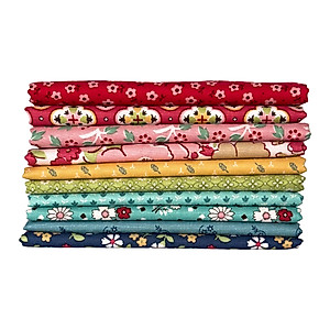 Mercantile Fat Eighth Bundle (10 Pieces) by Lori Holt for Riley Blake (LH.MERCANTILE.A.10FE)