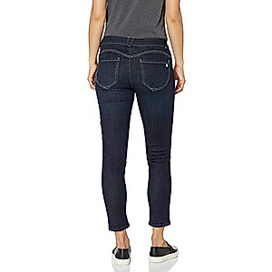 Democracy womens Petite "Ab"solution Crop Jeans, Dark Indigo, 14 Petite US