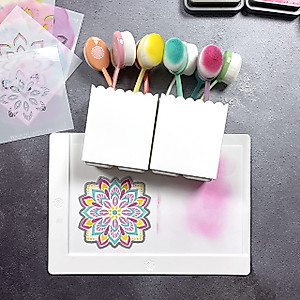 Waffle Flower Blending Brushes WFT021 - Not All Brushes are Created Equal. Waffle Flower Brings You This Set of 10 Blending Brushes for The Best Craft Experience.