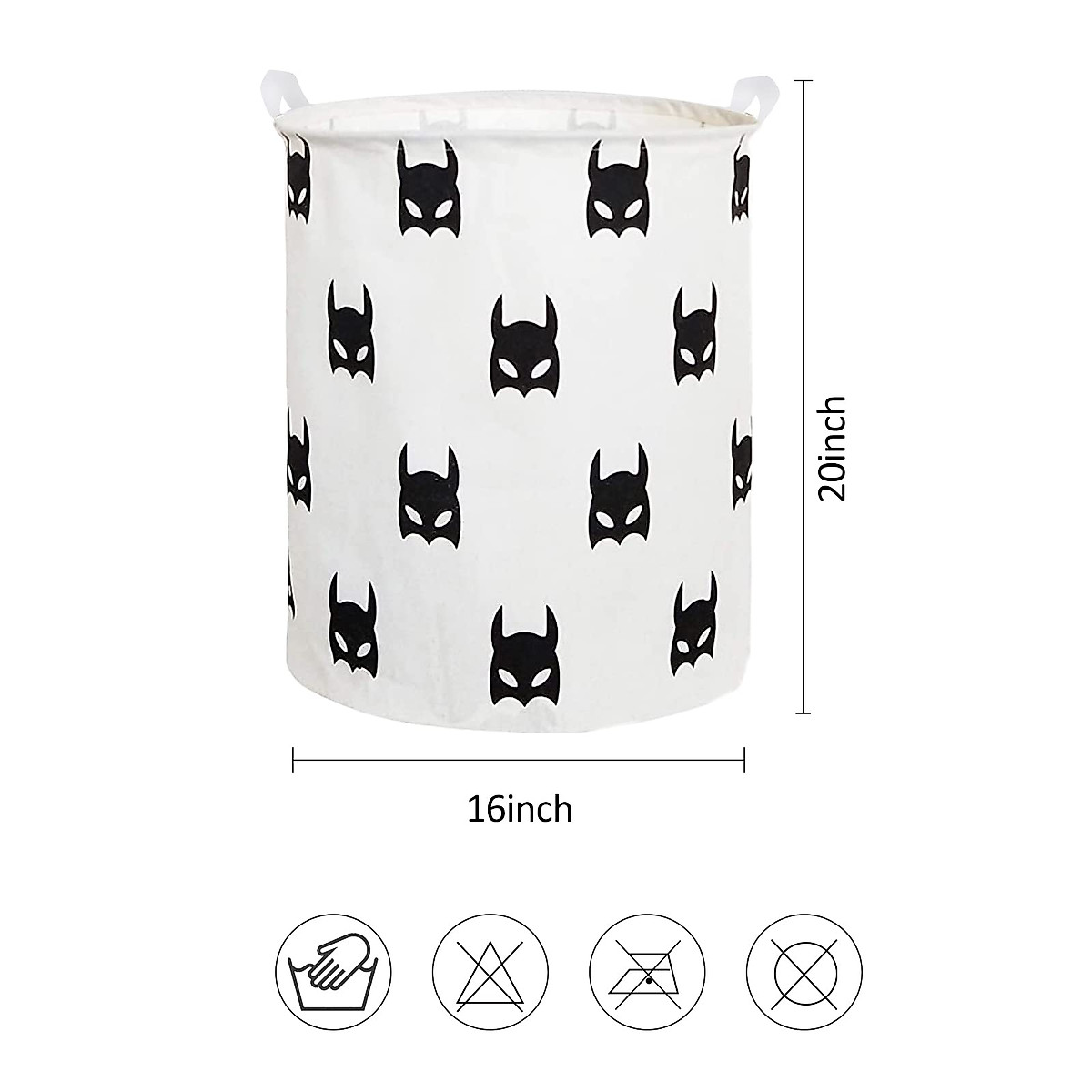 RoyBoder Collapsible Laundry Basket in Bedroom Waterproof Laundry Hamper in Bathroom Large Laundry Bag in College Dormitory Cloakroom Livingroom Nursery Organizer Toy Bin