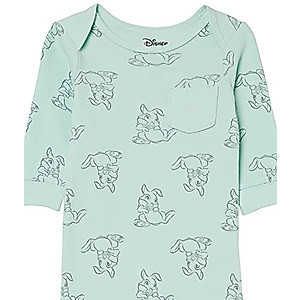 Amazon Essentials Disney | Marvel | Star Wars | Princess Baby Girls' Cotton Coveralls, Pack of 3, Bambi Nature, 18 Months