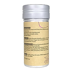 Dolahair Hair Wax Stick - Flyaway Control and Styling Pomade for Kids, Women, and Men - Hair Bun Maker and Accessorie (1 Pack of Wax+ Hair Bands)