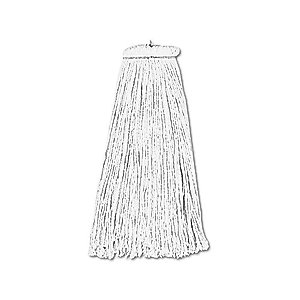 Boardwalk 716Rea Cut-End Lie-Flat Wet Mop Head, Rayon, 16Oz, White