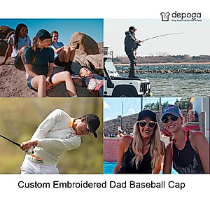 Custom Baseball Cap - Embroidered Hats Men & Women Personalized Cap Add Your Own Text Logo Dad Hat Black