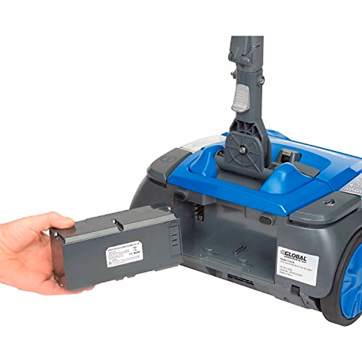 Automatic Floor Scrubber, 13-3/4" Cleaning Width