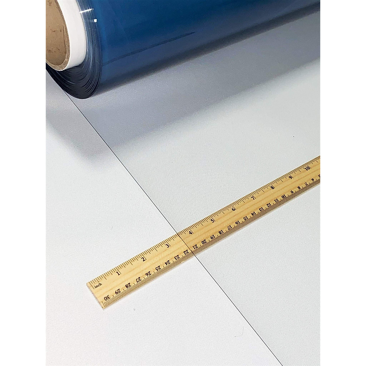 Clear Marine Vinyl 20 Gauge Double Polished 54 Inches Wide by 5 Yards