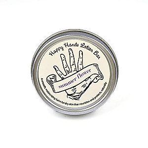 Seattle Sundries | Natural Bar Lotion Sampler Gift Set with Beeswax & Shea Butter for Women & Men. 4x (1.15oz) Solid Lotions in Travel Tins, Portable & Concentrated, for Desk & Glovebox.