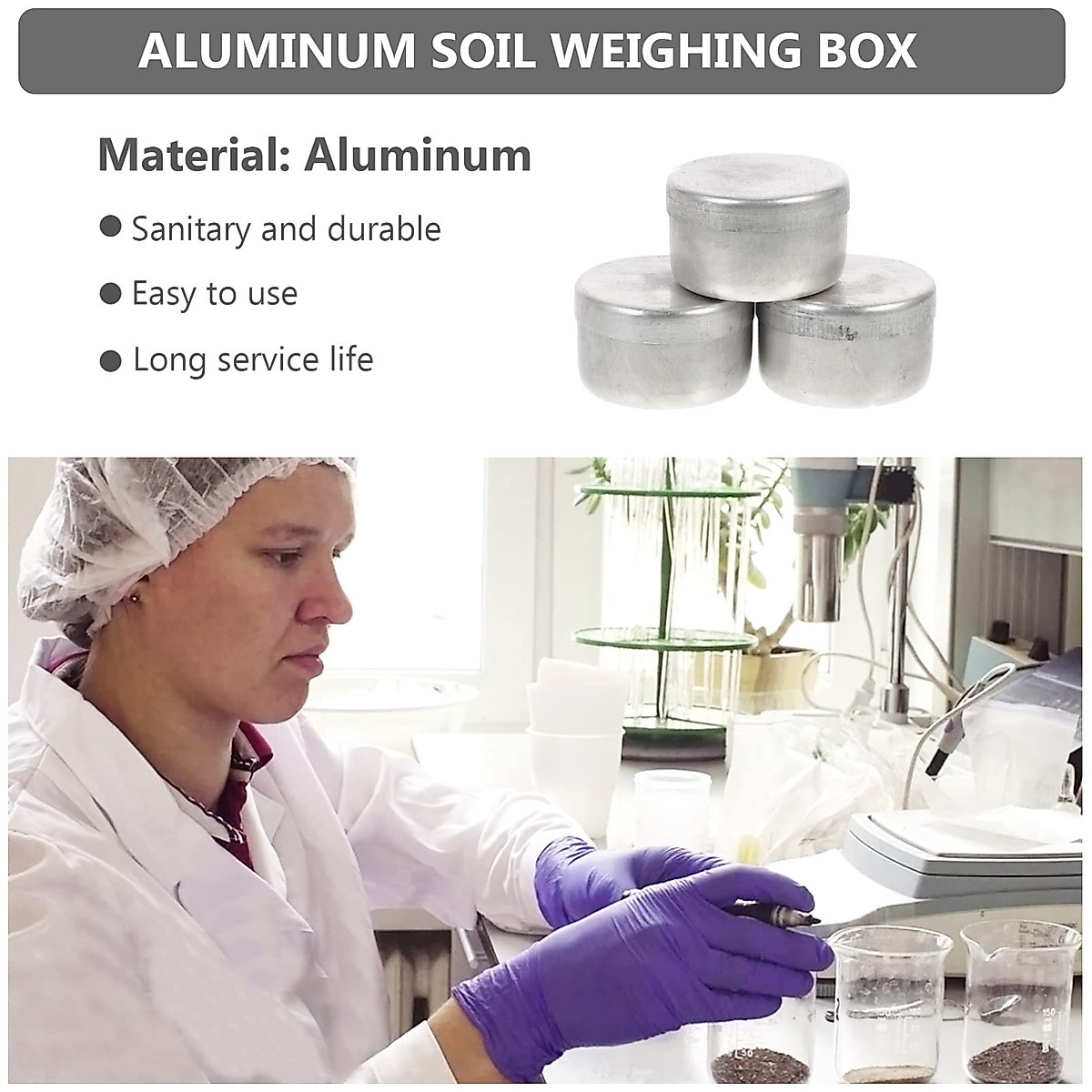 ULTECHNOVO Aluminum Tin Jar - 9pcs Empty Refillable Containers Lid Round Tin Empty Container Bulk Storage Tin Jars for Candle Powder Soil