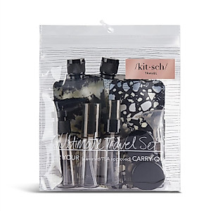 Kitsch Black Tie Dye Ultimate Travel Set 11 Piece, 11 CT