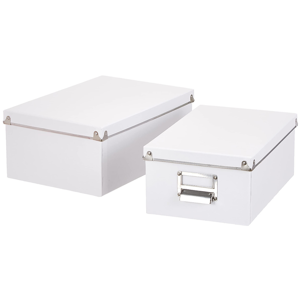 Zeller 17951 5-Piece Box Set Cardboard, White