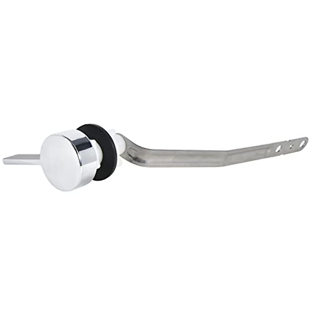 Toilet Flush Lever Handle Replacement, Universal Side Mount Toilet Tank Flush Lever Fit for Kohler Trip Lever, Polished Chrome (Side Mount)