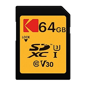 Kodak SD 64GB UHS-I U3 V30 Ultra