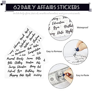 Budget Binder with Zipper Envelopes, Cash Envelopes for Budgeting, A6 PU Leather Budget Planner 2023 with Cash Envelopes Calculator, Bill Money Organizer for Cash Saving Budget System Wallet