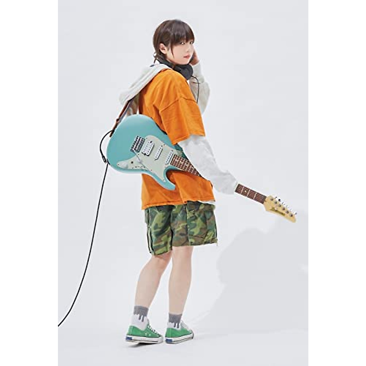 Ibanez 6 String Solid-Body Electric Guitar, Right, Blue (AZES40PRB)