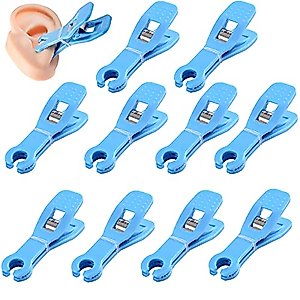 10 Pcs Disposable Body Piercing Clamps, Body Piercing Needle Slot Forceps Clamp Clip for Hemostatic Forceps Ear Nose Lip Navel Body Piercing Supplies