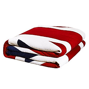 59"x79" British Flag Bed Sofa Blanket Couch Cover Luxury Super Soft Flannel Warm Plush Fleece Bed Throw Quilt Blanket Bedspread for Couch Sofa Bed Car Travel Bedding Blankets Machine Washable