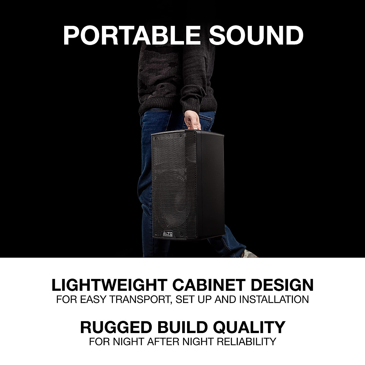 ALTO TX310 – 350W Active PA Speaker with 10" Woofer for Mobile DJ and Musicians, Small Venues, Ceremonies and Sports Events, Black