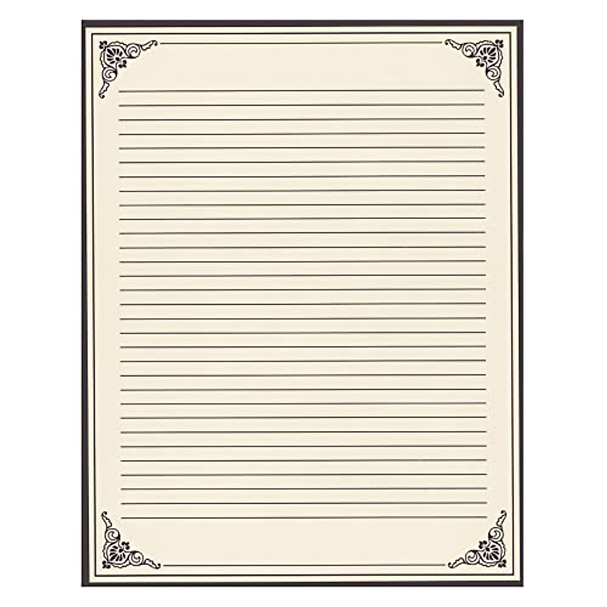 96 Sheets Vintage Lined Writing Paper – Elegant & Functional