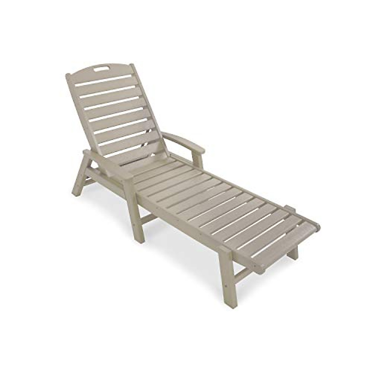 Yacht Club Chaise with Arms - Stackable (Sand Castle)