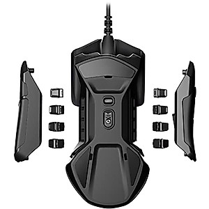 SteelSeries Rival 600 Wired Gaming Mouse - 12,000 CPI TrueMove3+ Dual Optical Sensor - 0.5 Lift-off Distance, RGB Lighting, USB PC Gaming Mice Compatible with Windows and Mac Computer/Laptop (Renewed)