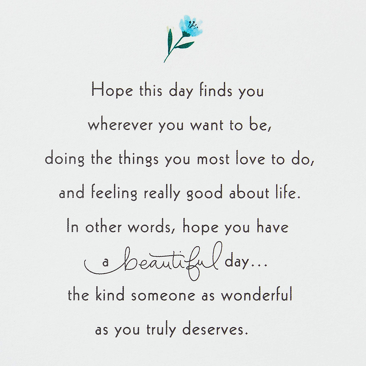 Hallmark Paper Wonder Displayable Pop Up Birthday Card for Women (Beautiful Day)