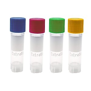 Extragene™ 2.0 ml Cryovial, External Cap, Polypropilene Sterilized Bag x 50 Color Assorted