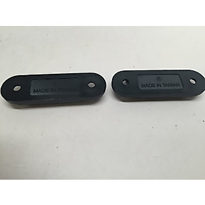 MARINE BOAT CANOE KAYAK PAIR of BLACK CLAM FINE LINE CLEATS LEFT RIGHT SIDE