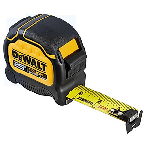 DEWALT TAPE MEASRE BLK/YLW 25FT