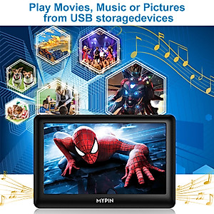 Video to Digital Converter, 4.3" AV Video Capture Box/Video Player, Record Video from VHS, HI8, Camcorder, Set Top Box or Any Source, Analog Video to Digital Converter, Built-in Stereo Speakers Mic-in