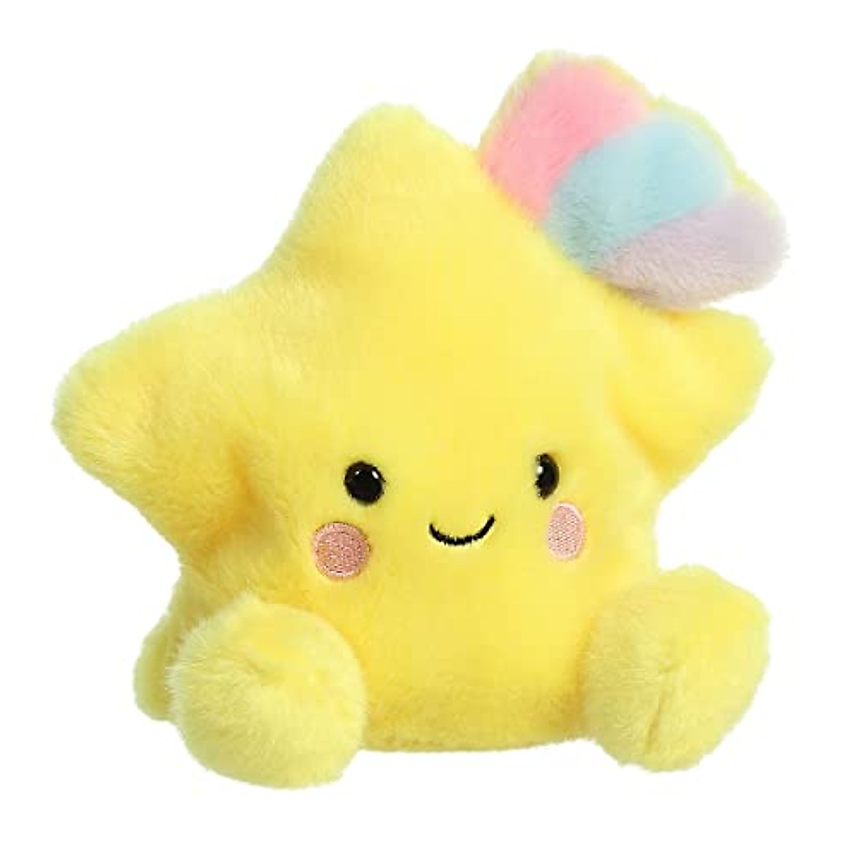 Aurora® Adorable Palm Pals™ Pisces Star™ Stuffed Animal - Pocket-Sized Play - Collectable Fun - Yellow 5 Inches