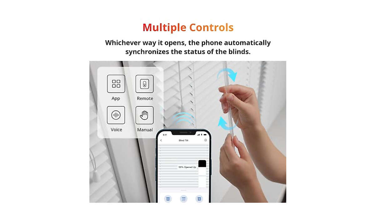 Smart Electric Blinds - SwitchBot Blind Tilt Motorized