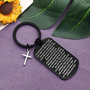 Correctional Officer Gift Keychain Correctional Officer Jewelry Prayer Jewelry Christian Gift Religious Jewelry Thanksgiving Day Christmas Birthday Gift from Correctional Officer Mom Wife Daughter