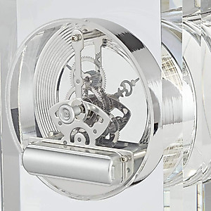 Dahlia Studios Aimee 6" High Rectangular Crystal Table Clock